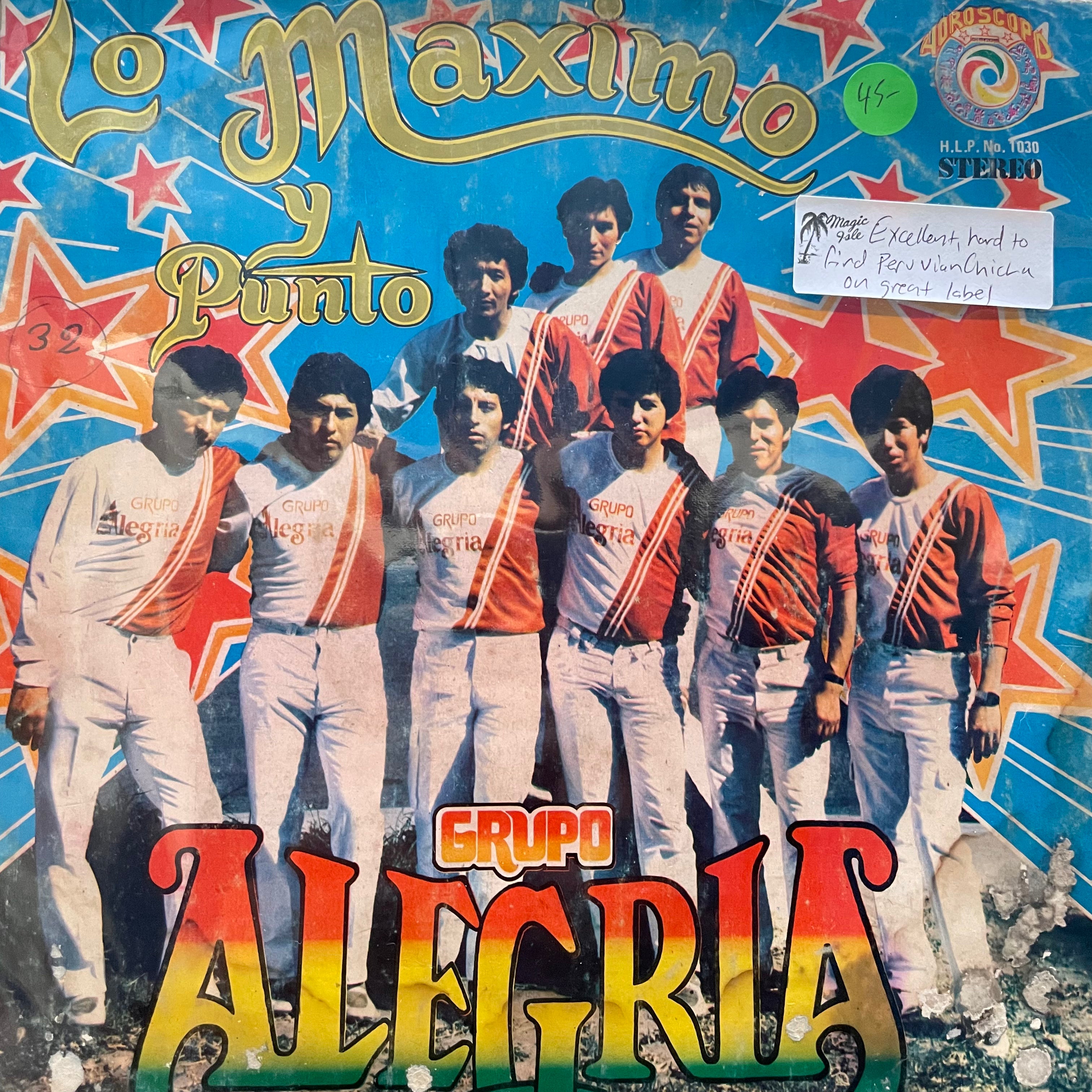 Grupo Algeria - Lo Maximo Y Punto – Big Henry's Vinyl & Gifts
